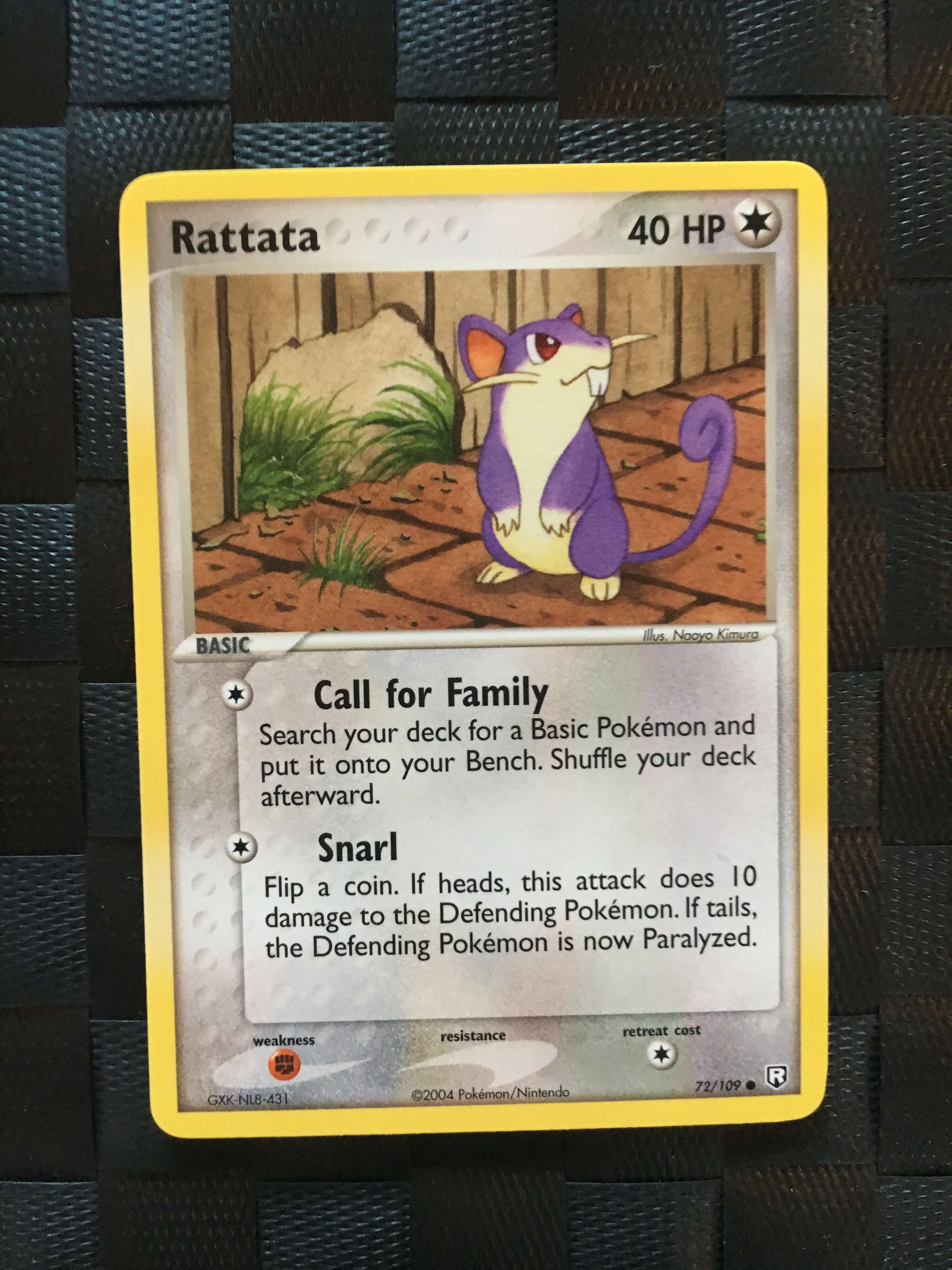 Rattata Common #72/109 – Ex Team Rocket Returns | Pokeverden.dk