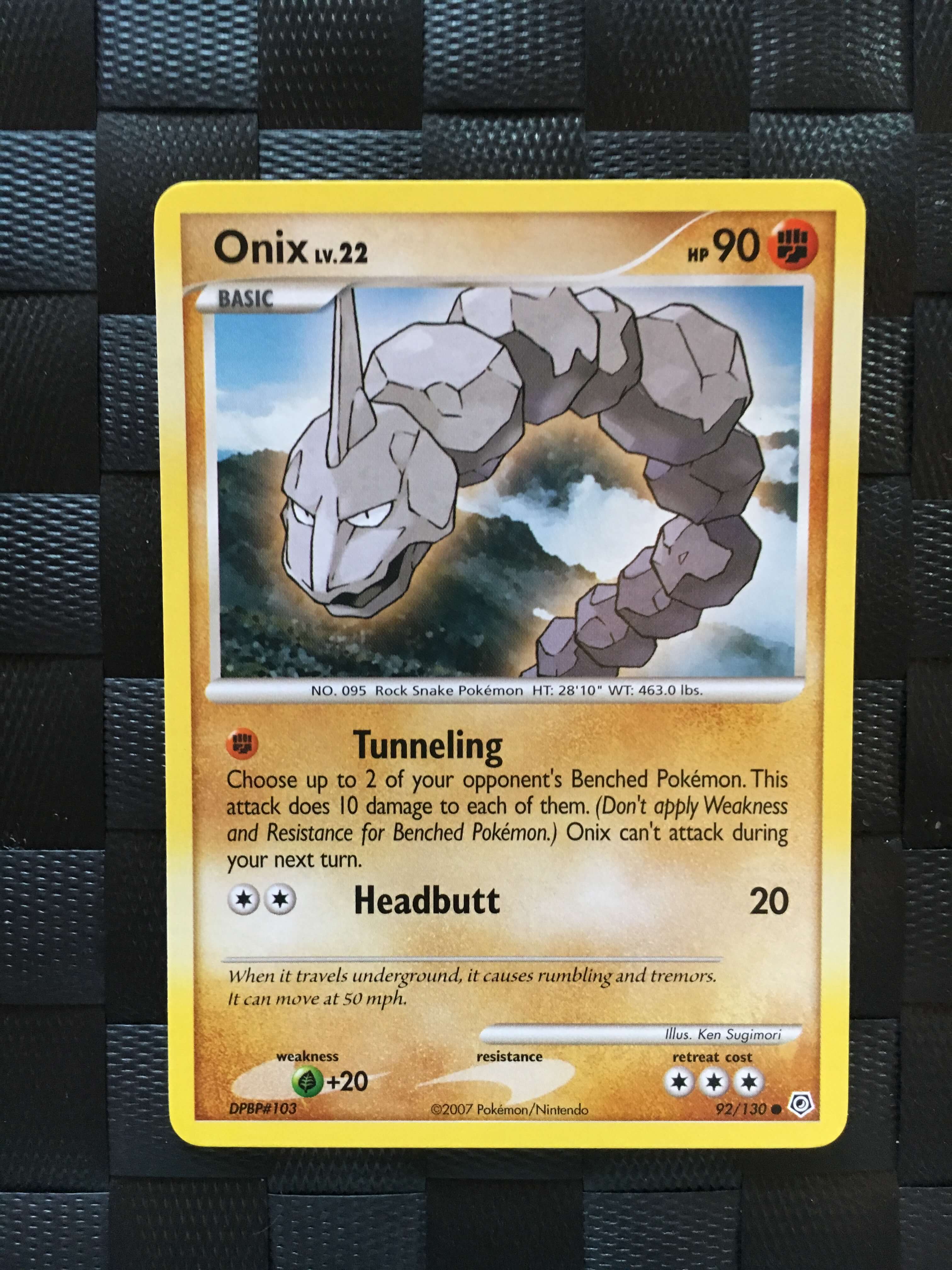 Onix Common #92/130 – Diamond & Pearl | Pokeverden.dk