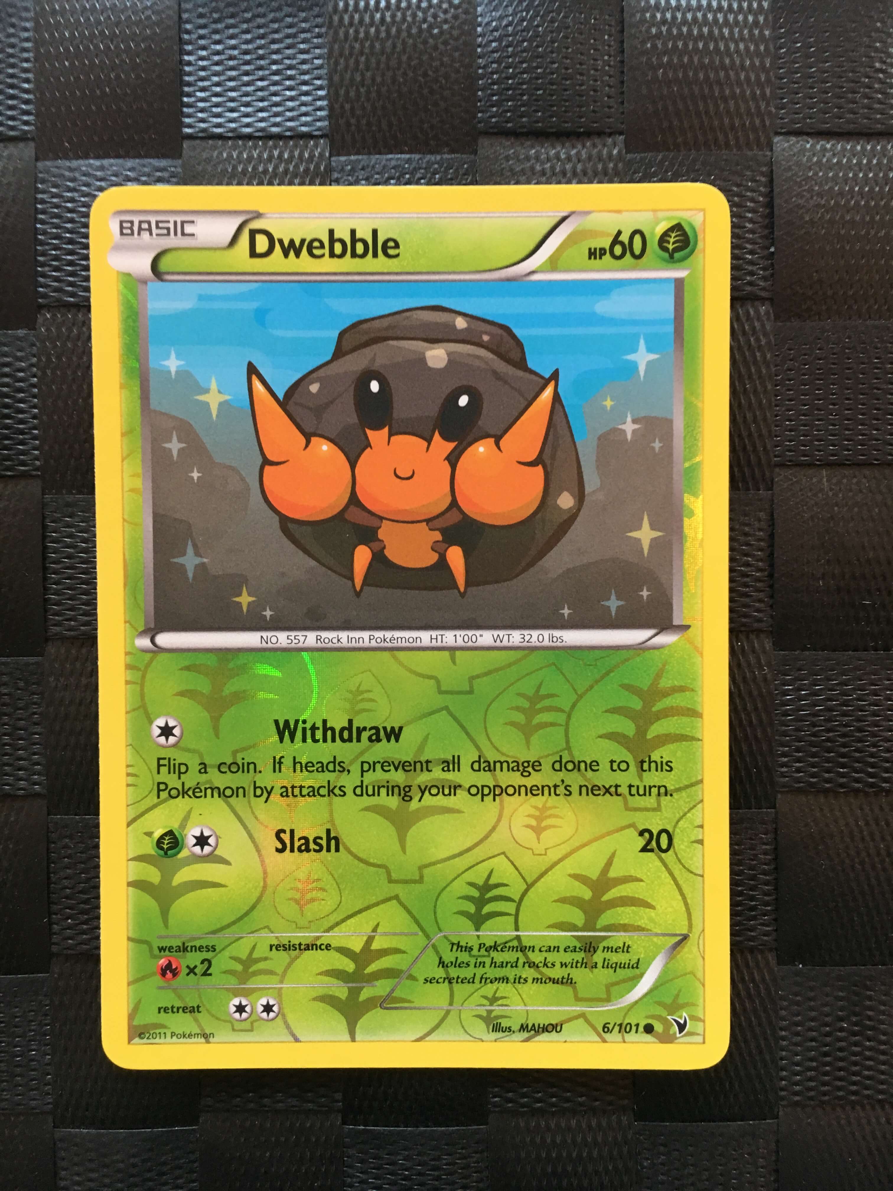 Dwebble Common Reverse #6/101 – Black & White: Noble Victories