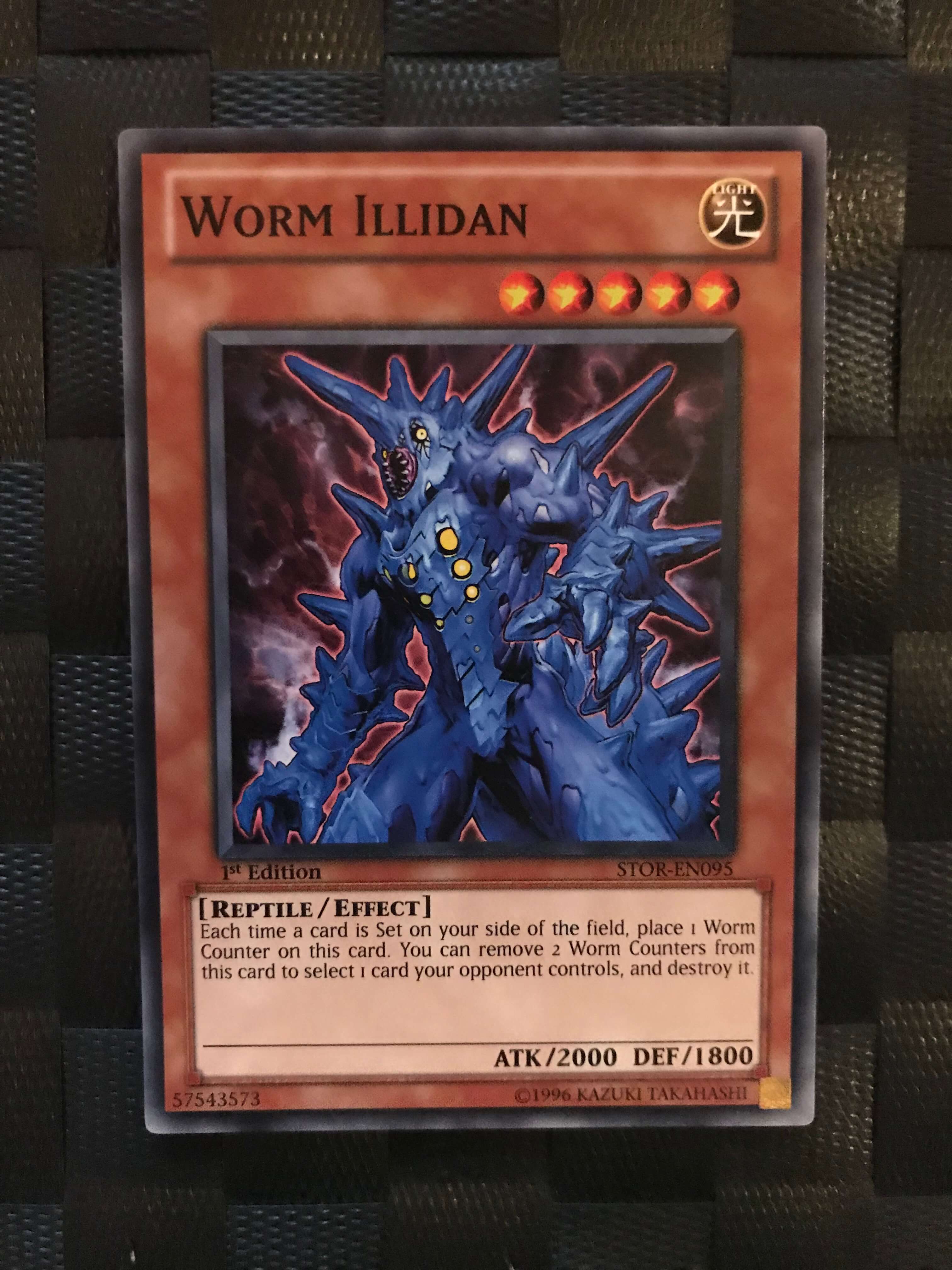 Worm Illidan Storm of Ragnarok 1st Edition STOR-095 | Pokeverden.dk