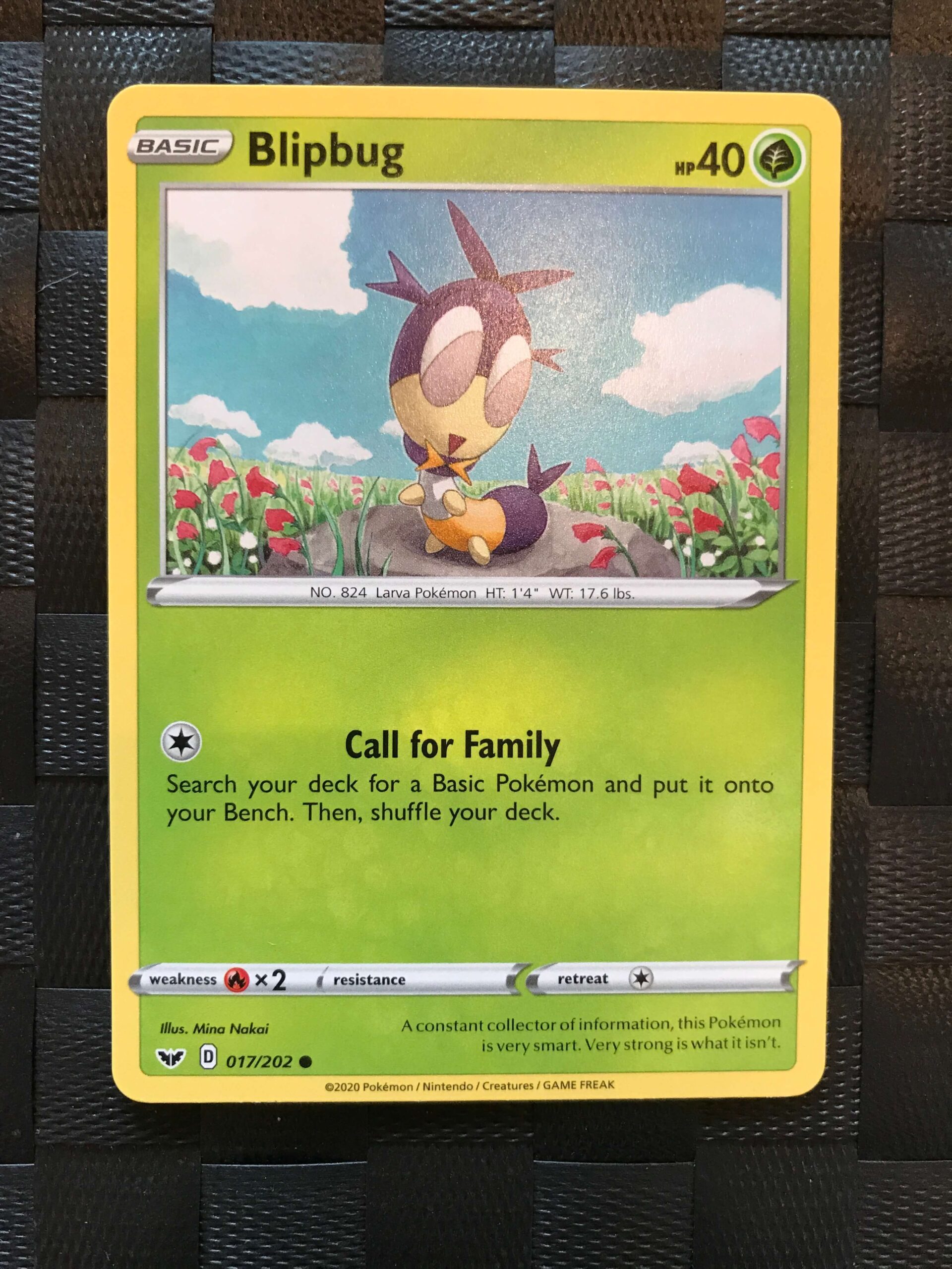 Blipbug common #17/202 – Sword & Shield | Pokeverden.dk - Pokémon kort