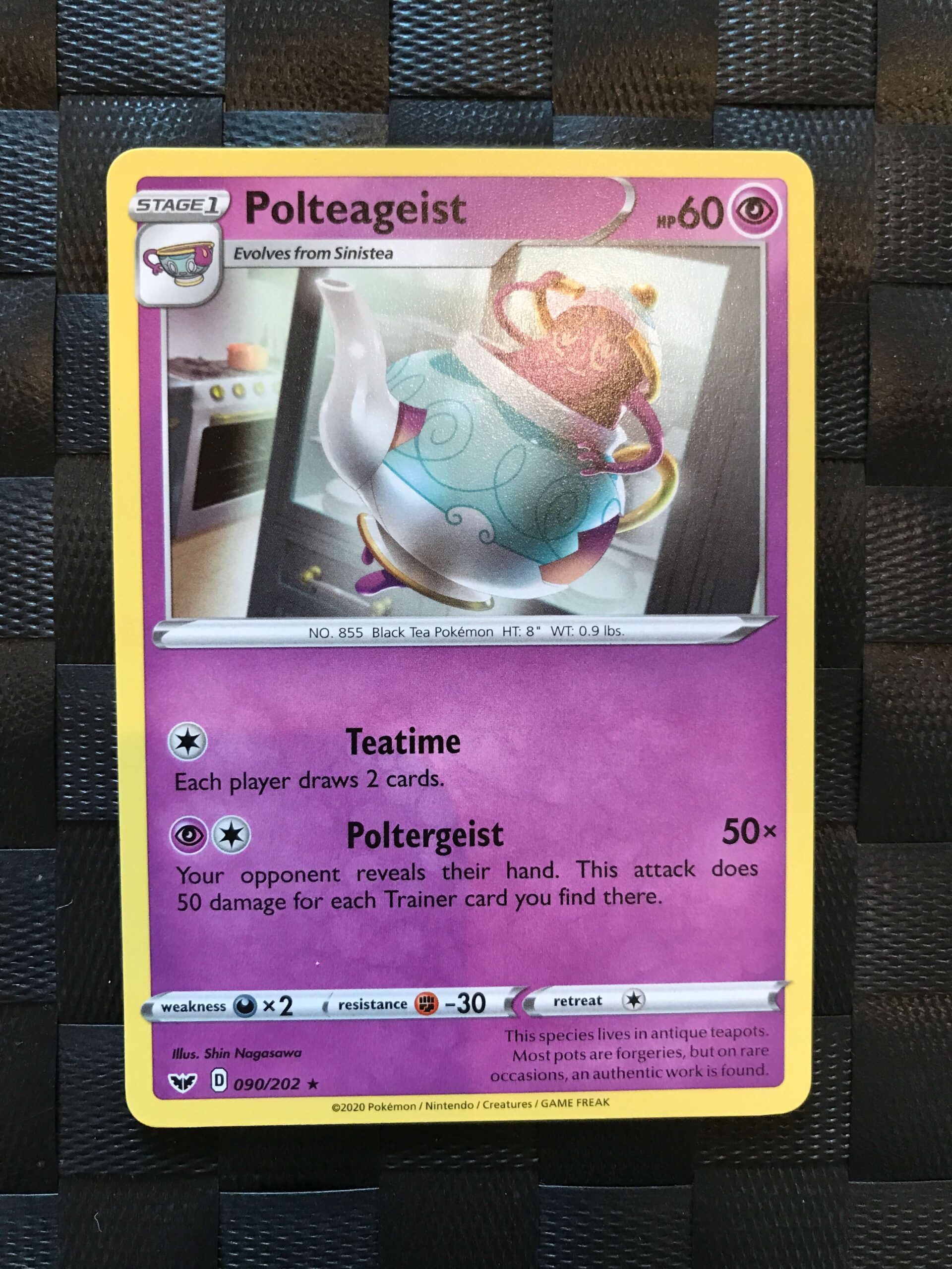 Polteageist Rare #90/202 – Sword & Shield | Pokeverden.dk - Pokémon kort