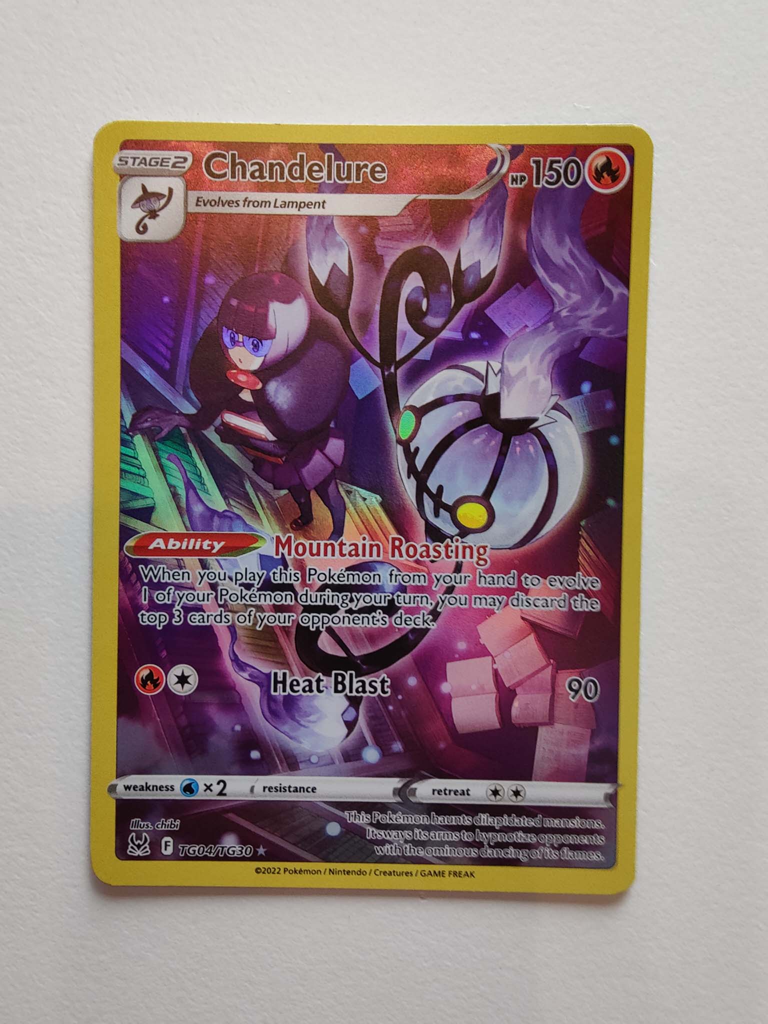 Chandelure TG04/TG30 – Sword & Shield: Lost Origin | Pokeverden.dk